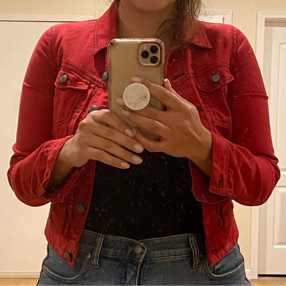 Armani Exchange | Jackets & Coats | Armani Exchange Red Jacket | Poshmark